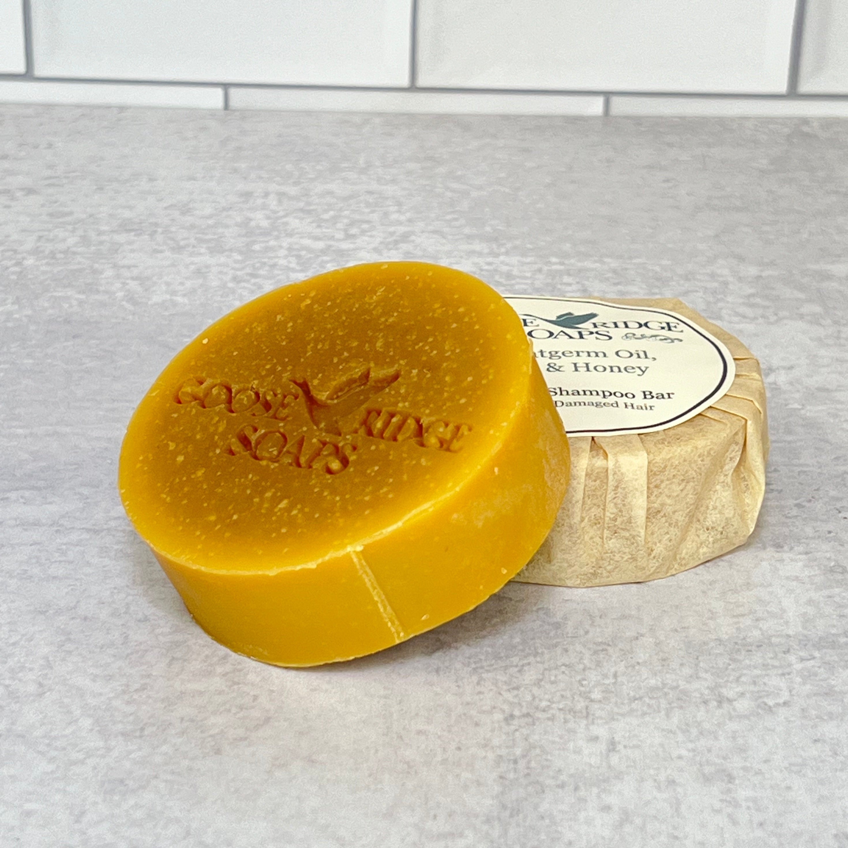 Natural Shampoo Bar-Wheat Germ Oil, Milk, and Honey – Goose Ridge Soaps ...
